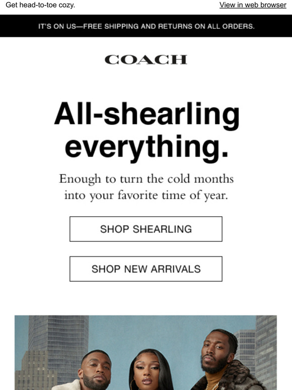 Coach: Soft, Luxe Shearling Is In | Milled