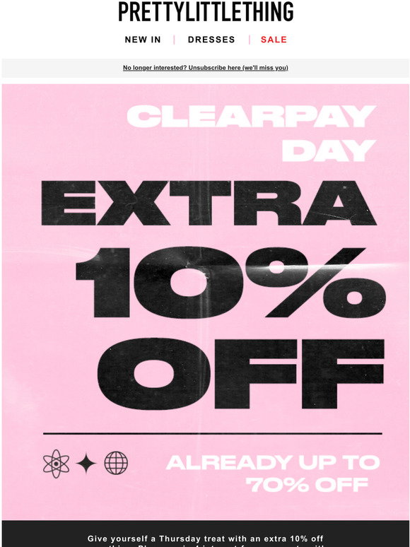 Pretty Little Thing: 30% off dresses and tops this way >> | Milled