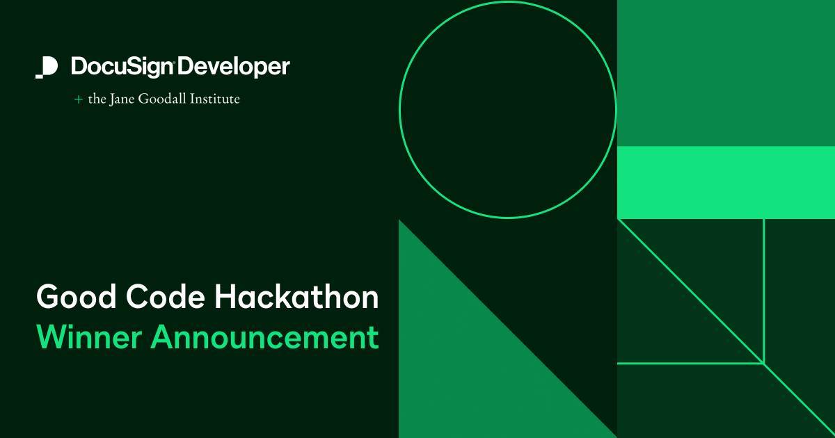 DocuSign: Congratulate the winners of our Good Code Hackathon! | Milled
