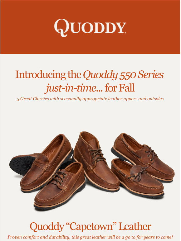 Quoddy: Just In Time for Fall. The "New" 550 Series from Quoddy. Check ...