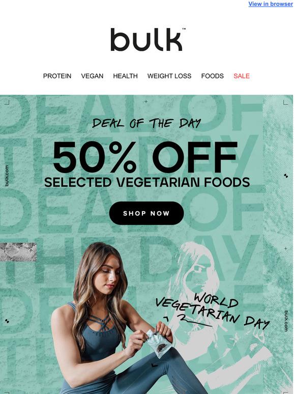 BULK POWDERS: Vote for your favourite vegan product? | Milled