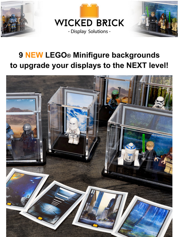 Wicked Brick: 9 NEW! Backgrounds for LEGO Minifigure displays | Milled