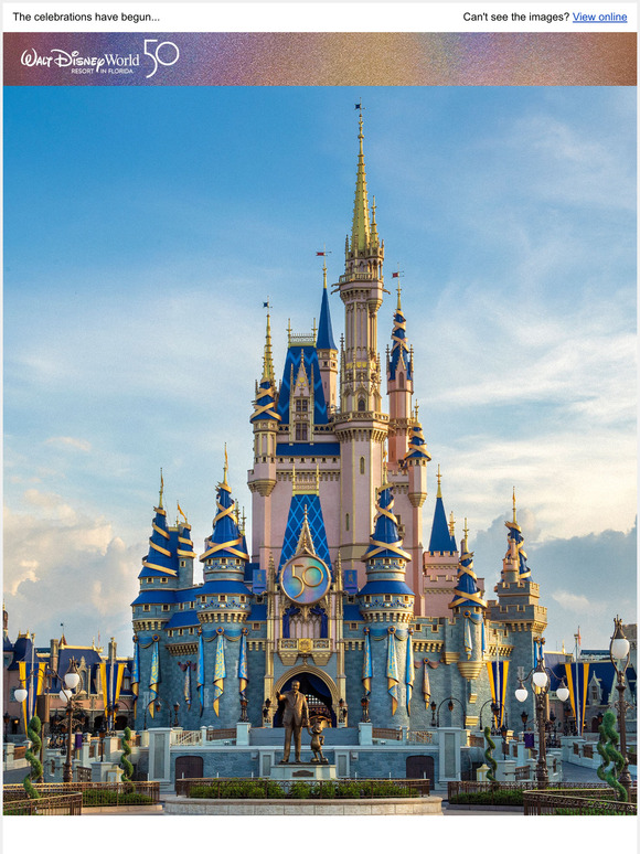 Walt Disney World: Today marks Walt Disney World's 50th Anniversary ...