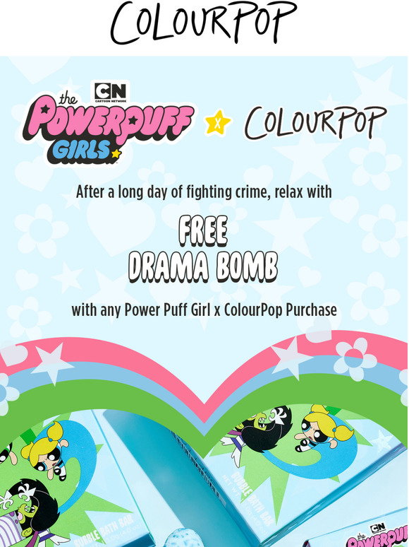 ColourPop: FREE Powerpuff Girls x ColourPop Drama Bomb | Milled