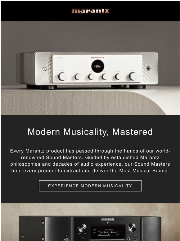 Marantz: Iconic Marantz Sound for Hi-Res Music | Milled