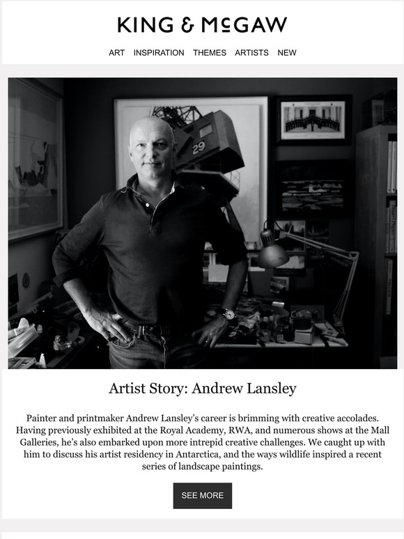 Easyart: New landscape prints by contemporary painter Andrew Lansley ...