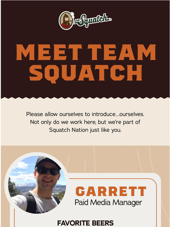Dr. Squatch: Meet Team Squatch | Milled