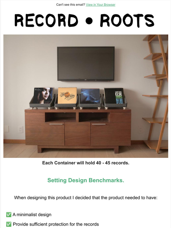 Record Roots: Record Roots Container Features (3/4) | Milled