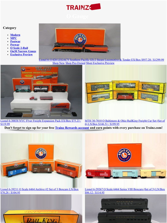 Trainz: Lionel Legacy Southern Pacific GS-2 and more at Trainz.com ...