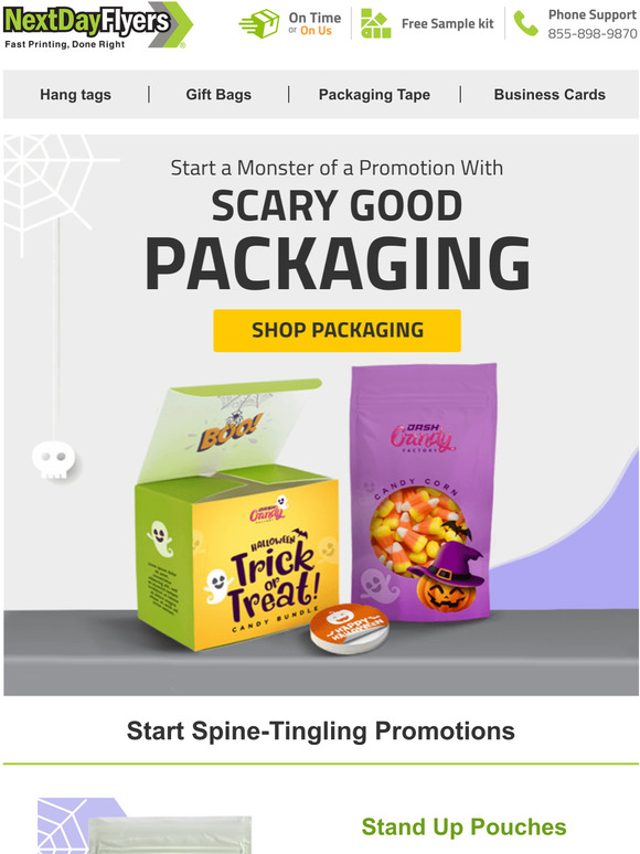 NextDayFlyers: No Tricks, Just Treats With Fang-Tastic Packaging | Milled