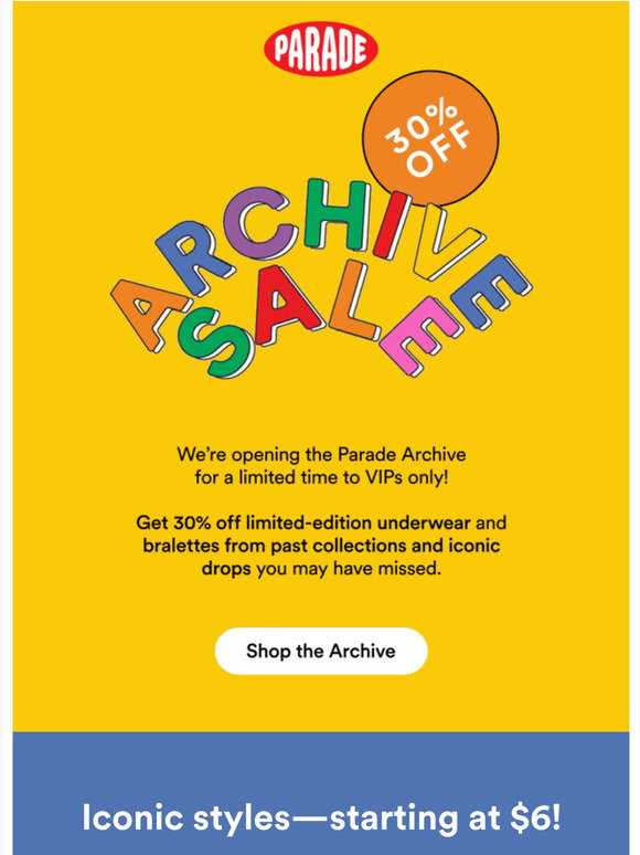 Smart and Sexy: 30% OFF: The Archive Sale | Milled