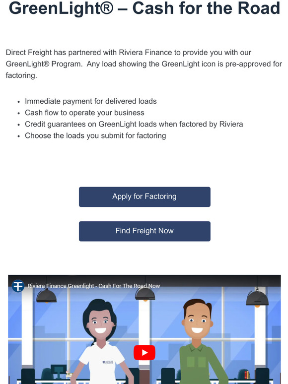 Direct Freight Services: Direct Freight Helps You Get Paid Fast | Milled