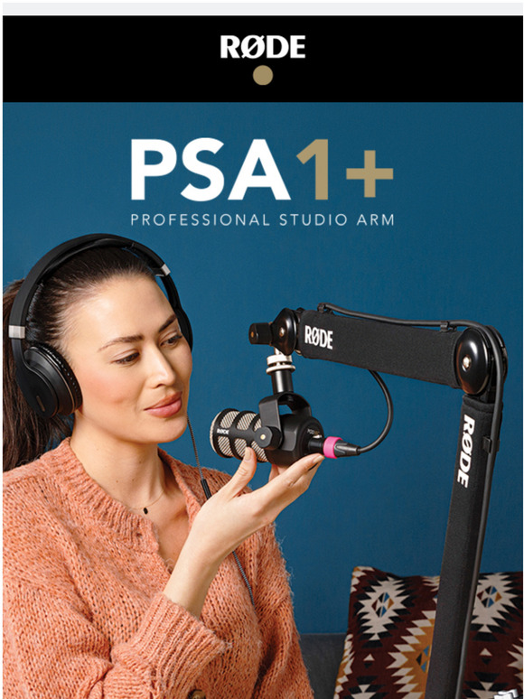 Rode: Introducing PSA1+ The Ultimate Mount For Your Microphone | Milled