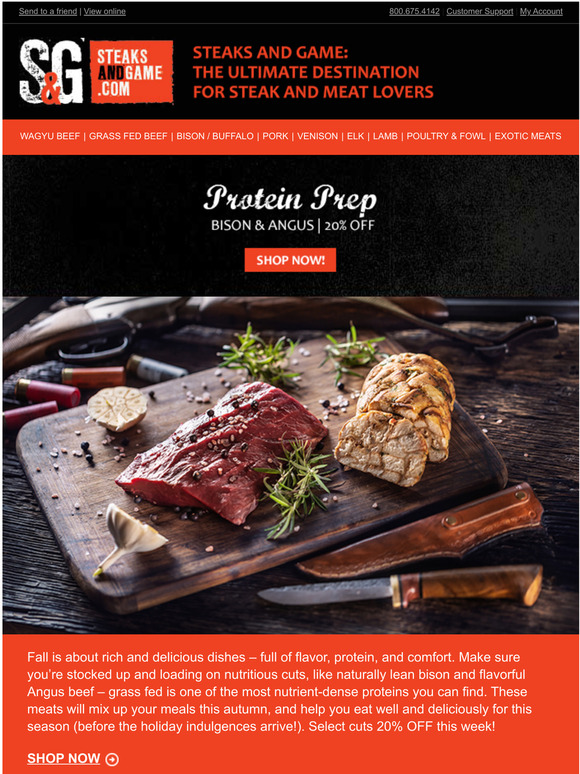 Steaks And Game: Your Fall Menu: Nutrient Dense, Protein Rich Cuts | Milled