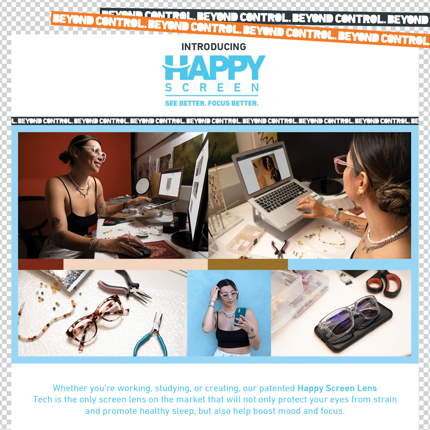 SPY: SEE BETTER. FOCUS BETTER. | Introducing HAPPY SCREEN | Milled