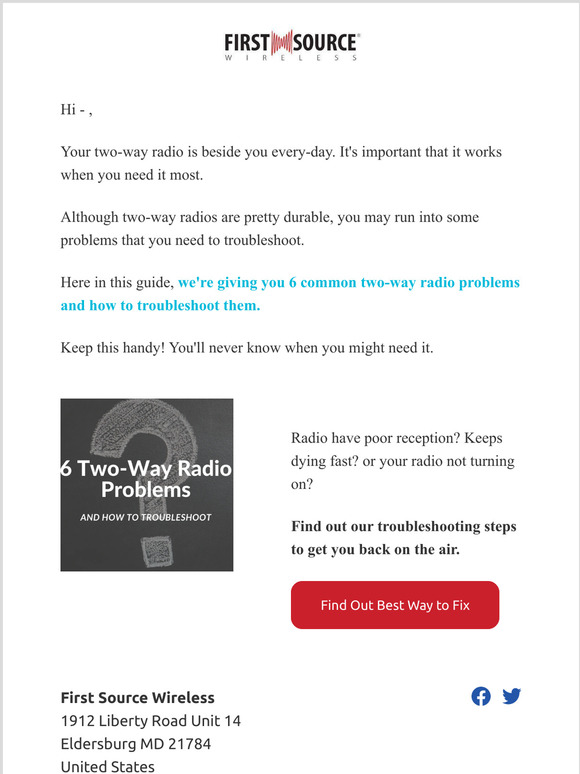 First Source Wireless: Most Common Two-Way Radio Problems and How to ...
