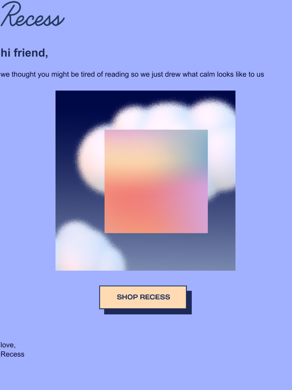 Recess: what does calm look like? | Milled