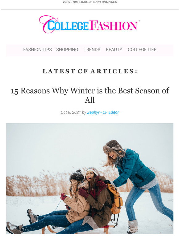 College Fashion: 15 Reasons Why Winter is the Best Season of All | Milled