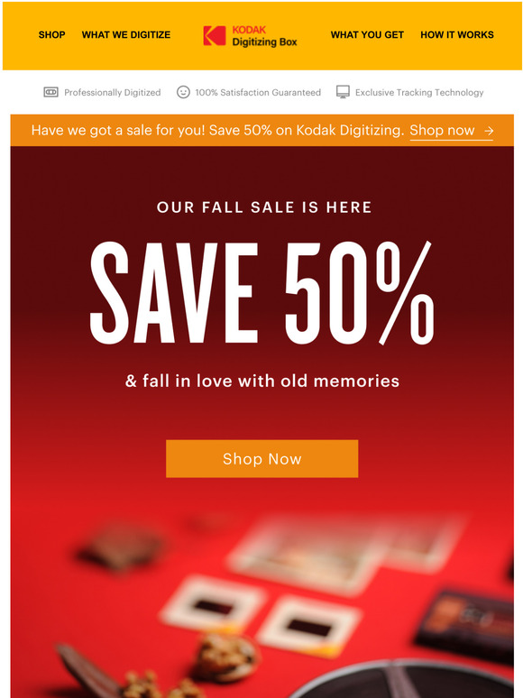 Kodak: VHS tapes and film collecting dust? We can help... | Milled