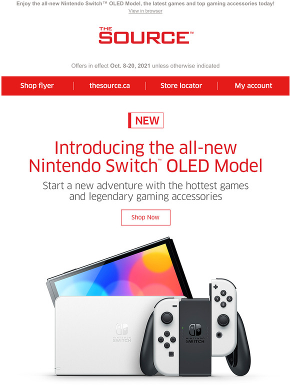 TheSource.ca: Exciting News! The Nintendo Switch OLED Model is here ...