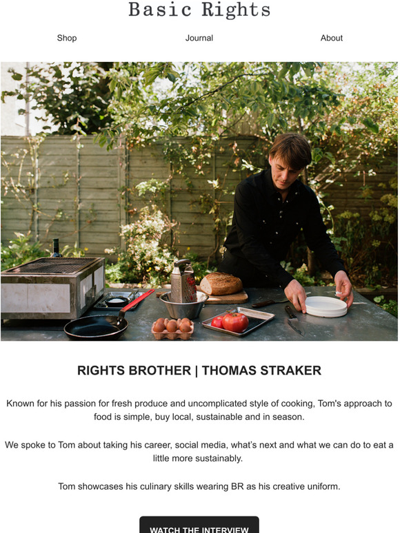 Basic Rights: Rights Brother | Chef Thomas Straker | Milled