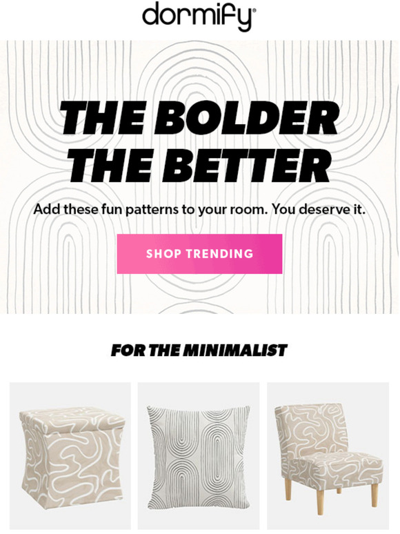 Dormify: trending patterns atm | Milled