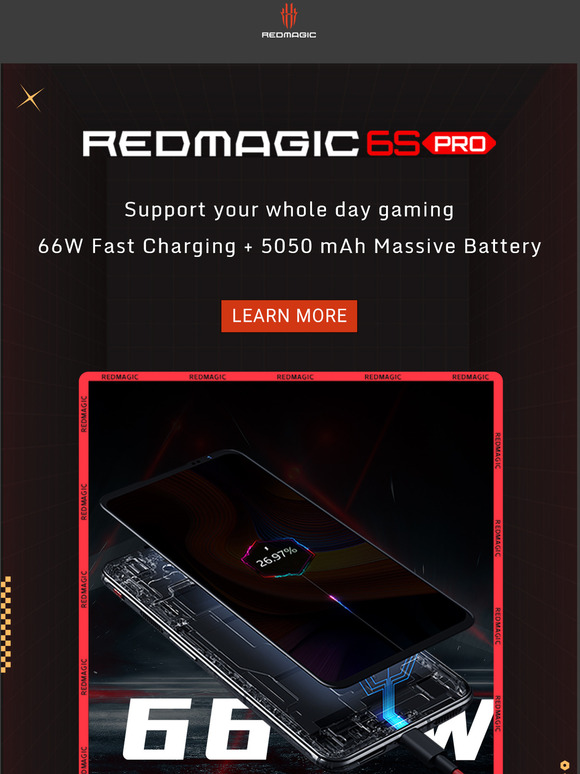 RedMagic: Power Through Your Day With REDMAGIC 6S Pro's Massive Battery ...