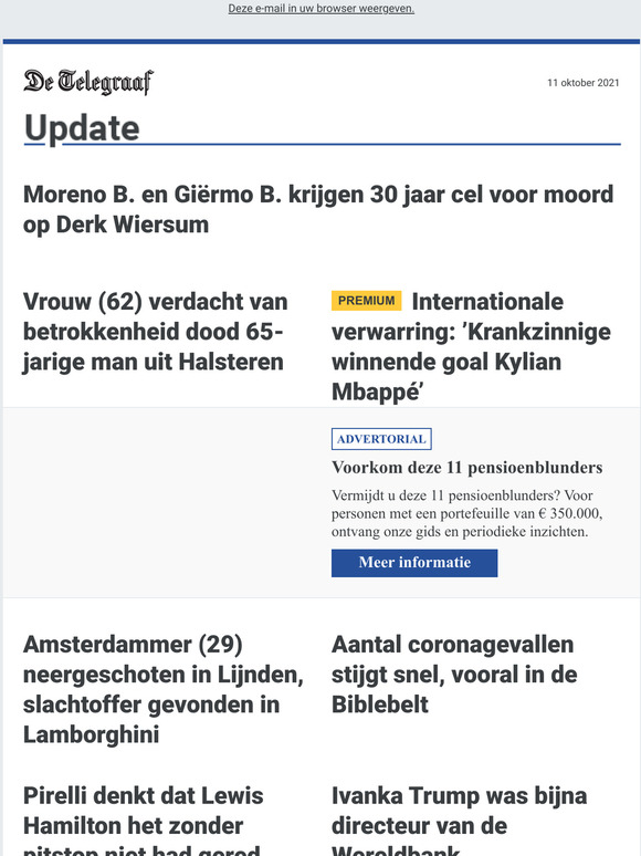 De Telegraaf: 30 jaar cel voor moord op Derk Wiersum | Milled