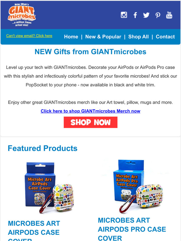 GIANTmicrobes: Level Up Your Tech with GIANTmicrobes! | Milled