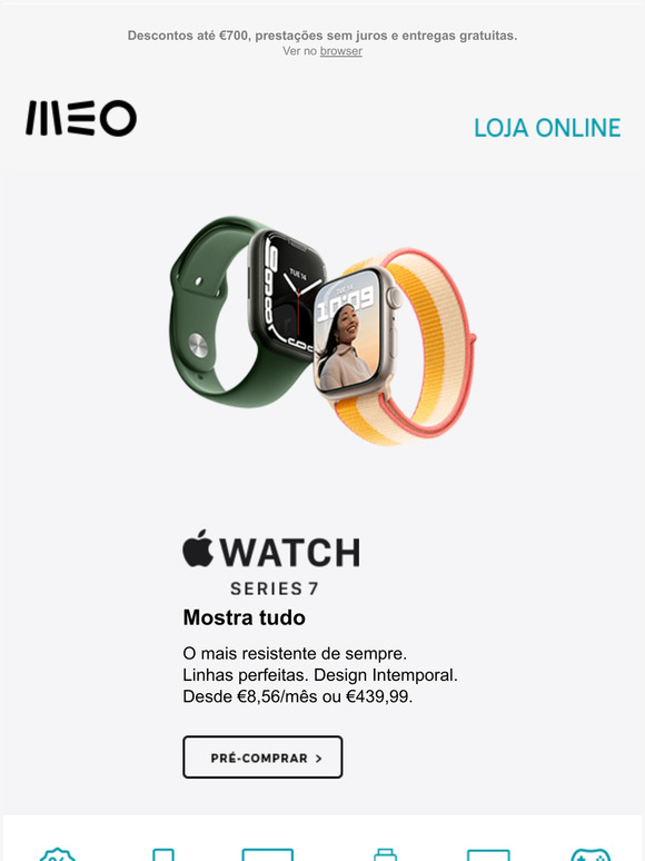 Meo: Mostra tudo Novo Apple Watch Series 7 | Milled