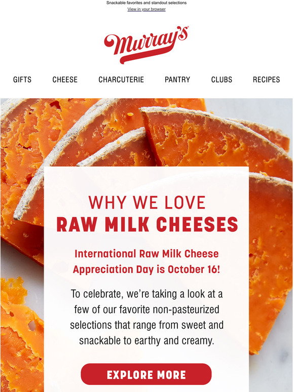 Murray's Cheese: Why We Love Raw Milk Cheeses | Milled