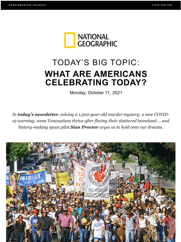 National Geographic: What are Americans celebrating today? | Milled