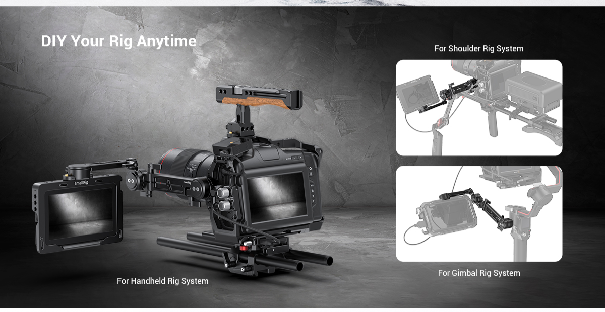 SmallRig: New Arrival! Adjustable EVF Mount & Freefly Wave Cage | Milled