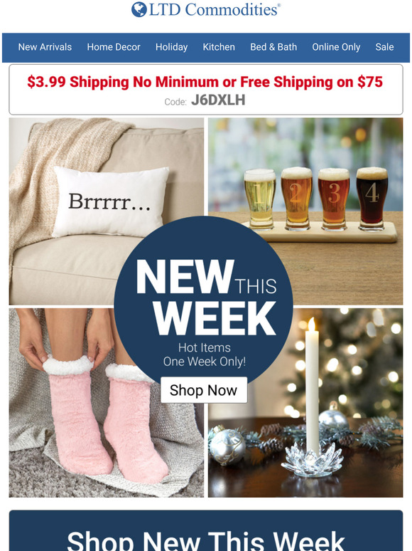 LTD Commodities: NEW Week | NEW Items | NEW Catalog | Milled