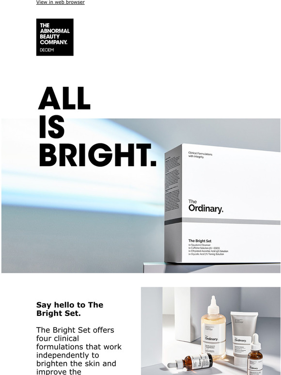 DECIEM: Say hello to The Bright Set. | Milled