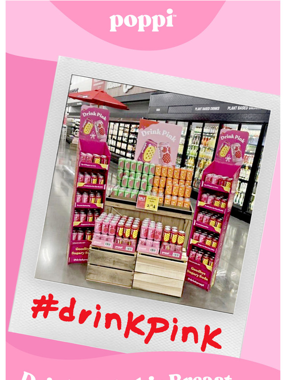 Poppi: drink pink | Milled