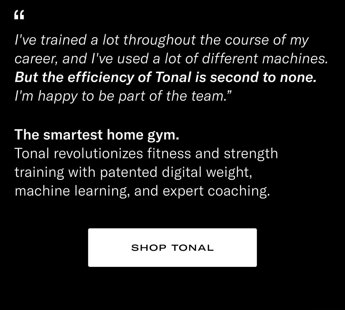 Tonal: The Strongest Partnership Ever: LeBron James x Tonal | Milled