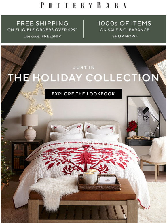 Pottery Barn: New Inspo: Our Holiday Lookbook. | Milled