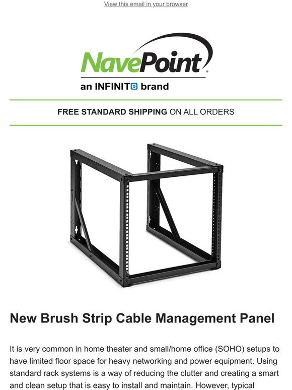 NavePoint: New Heavy Duty Wall Mount Racks With 600mm/23.6 Mounting ...
