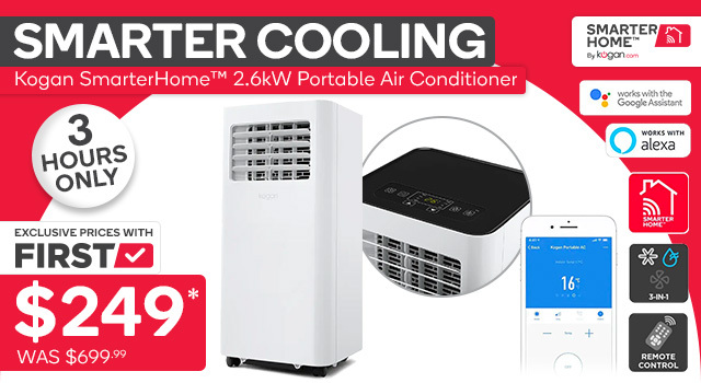 Smarterhome 2 6kw Portable Air Conditioner 249 Was 699