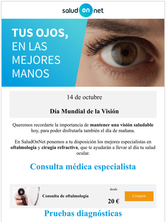 SaludOnNet: Hoy es el Da Mundial de la Visin | Milled