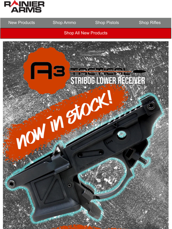 Rainier Arms: The awaited A3 Tactical Stribog Lower is now IN STOCK ...