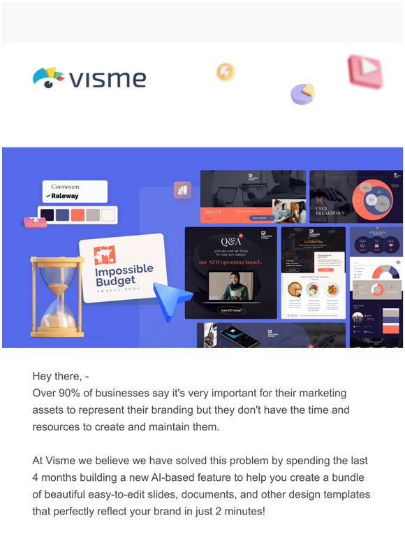 Visme: NEW FEATURE: Upgrade Your Brand in Just 2 Minutes With Vismes ...