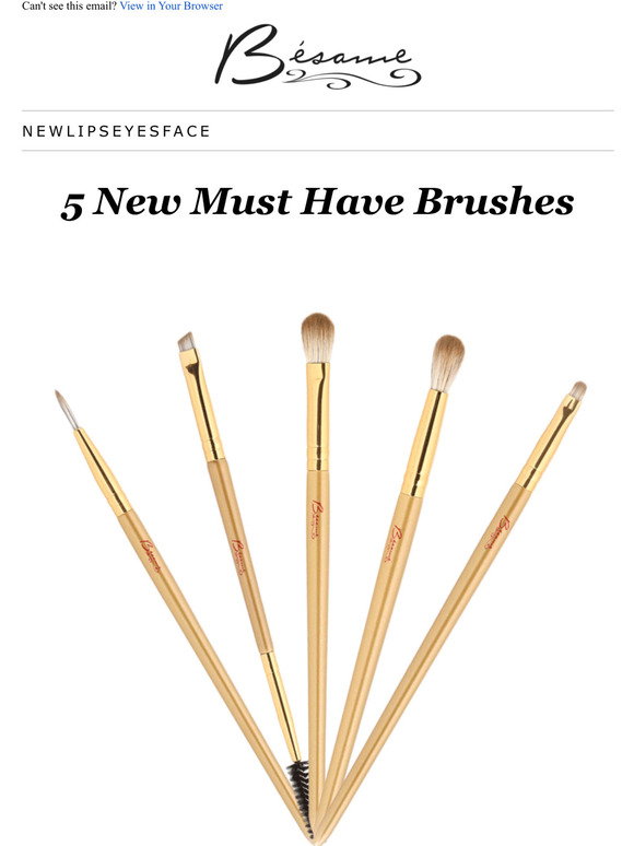 Besame Cosmetics: 5 New Must Have Brushes | Milled