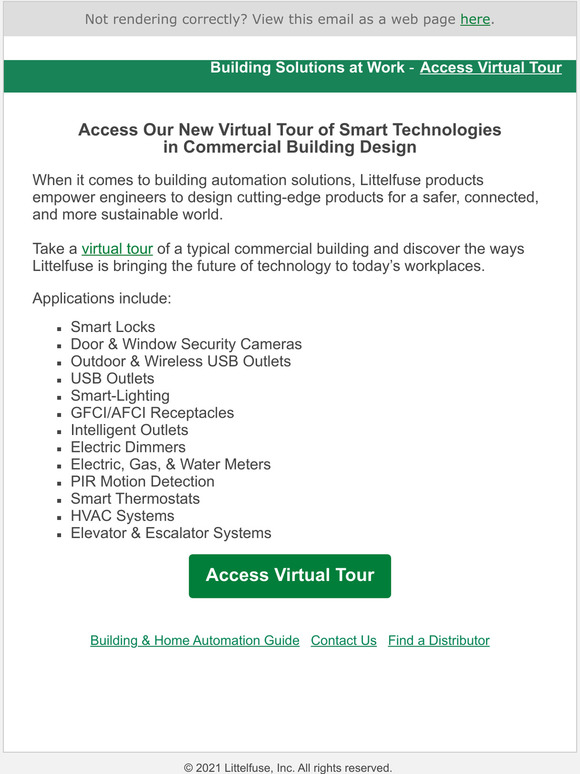 Littelfuse: Virtual Tour: Building Solutions at Work | Milled