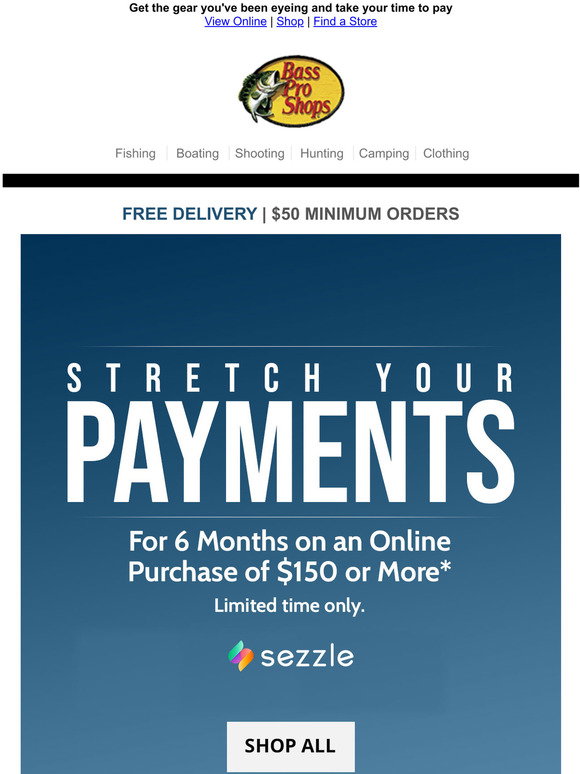 Bass Pro Shops: Stretch your payments and make shopping easier than ...