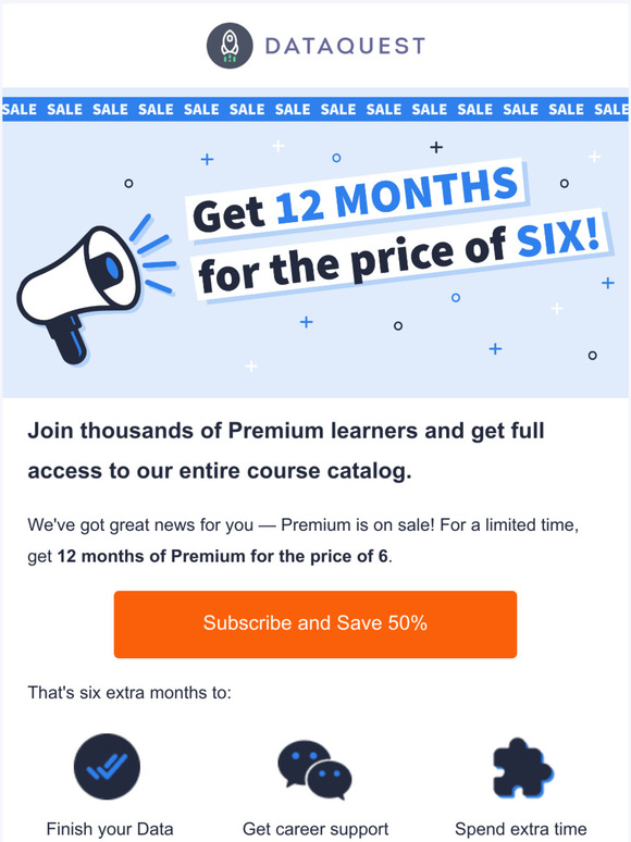 DataQuest: Ready to Start a Career in Data? Grab 50% OFF Premium | Milled