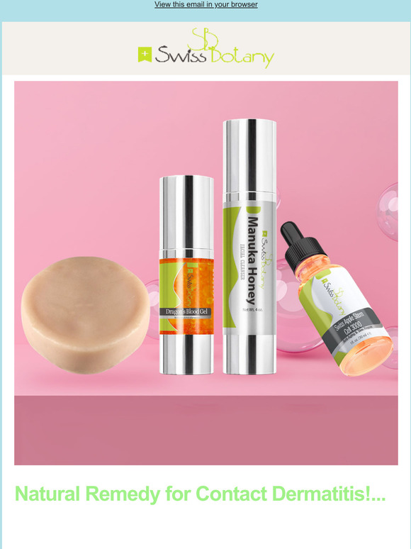 Swiss Botany: Natural Remedy for Contact Dermatitis | Milled