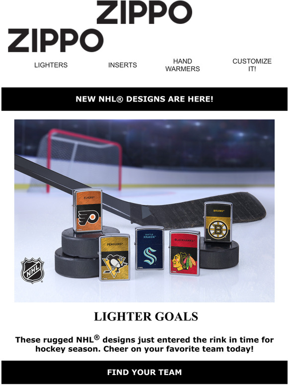 Zippo: Rugged NHL Designs Are Here | Milled