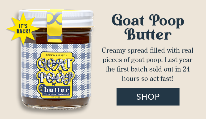 Beekman 1802: 4 Different Ways To Enjoy Goat Poop | Milled